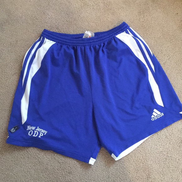 adidas | Shorts | Adidas Mens Royal Blue White Soccer Shorts | Poshmark